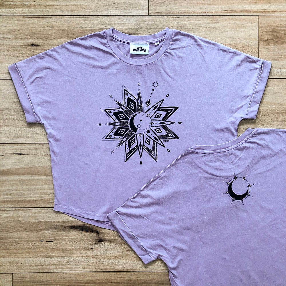 Earthie | Ethically Made Womens Oversized Vintage Tee – Astrix Design